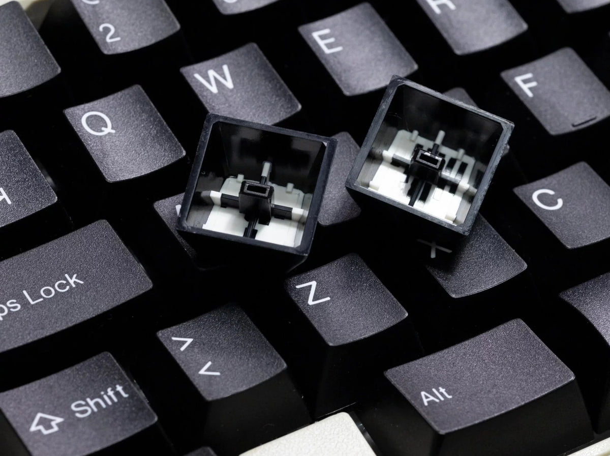 Tai Hao Cubic Alps Keycaps - White on Black (WoB) Colorway – Karolingian Craft